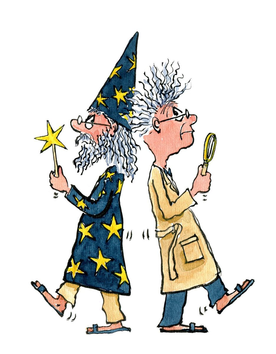 Science versus magic duel and a couple of sketches | HikingArtist.com ...