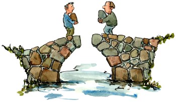 The bridge as metaphor | HikingArtist.com by Frits Ahlefeldt